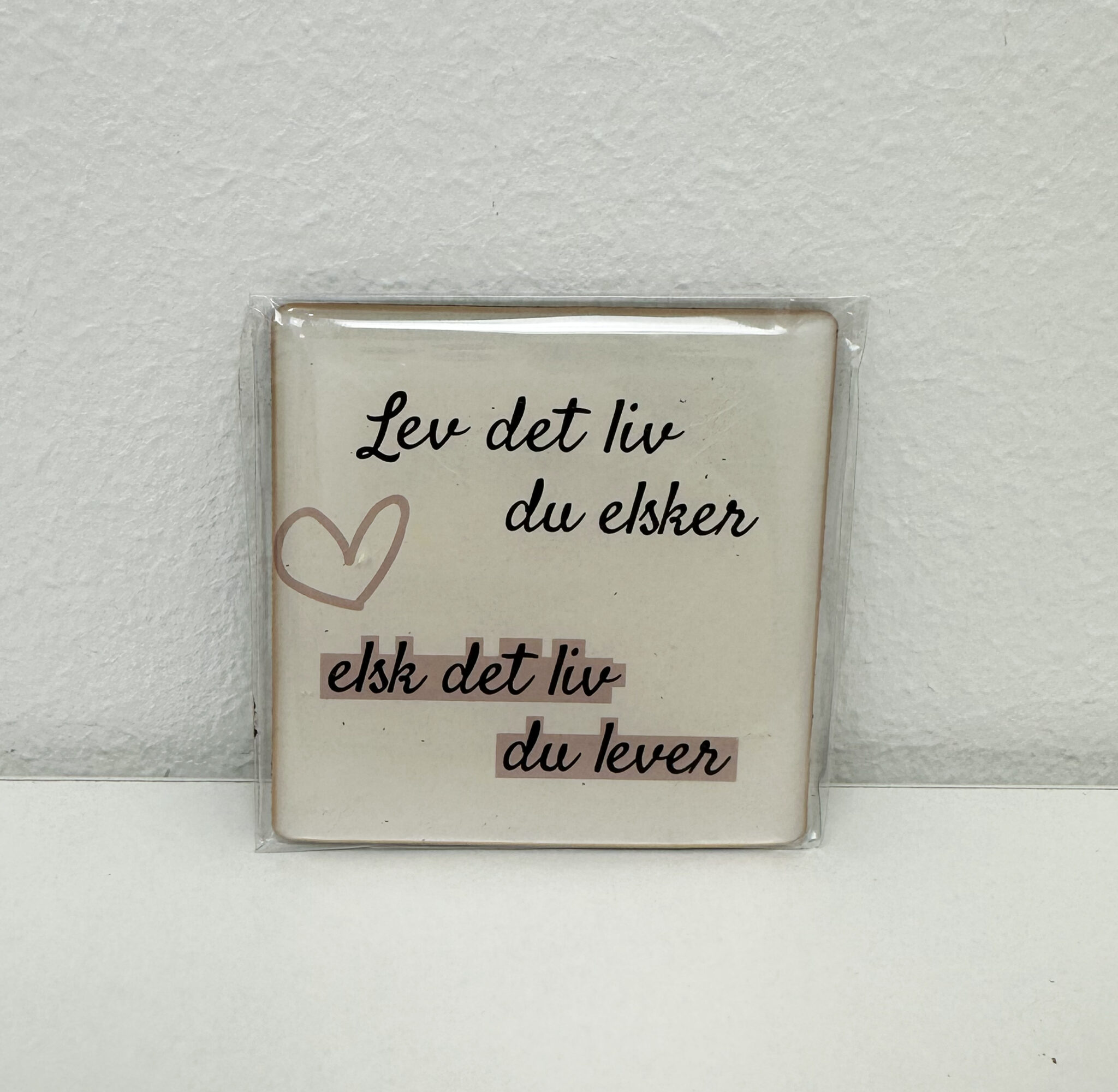 Magnet Med Citat: Lev Det Liv Du Elsker... | Hurtig Levering – Køb!